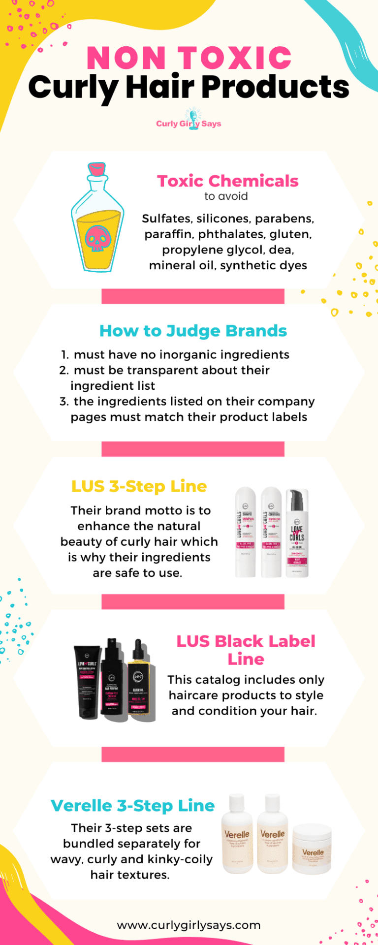 Non Toxic Curly Hair Products (2024) : Curly Girly Says